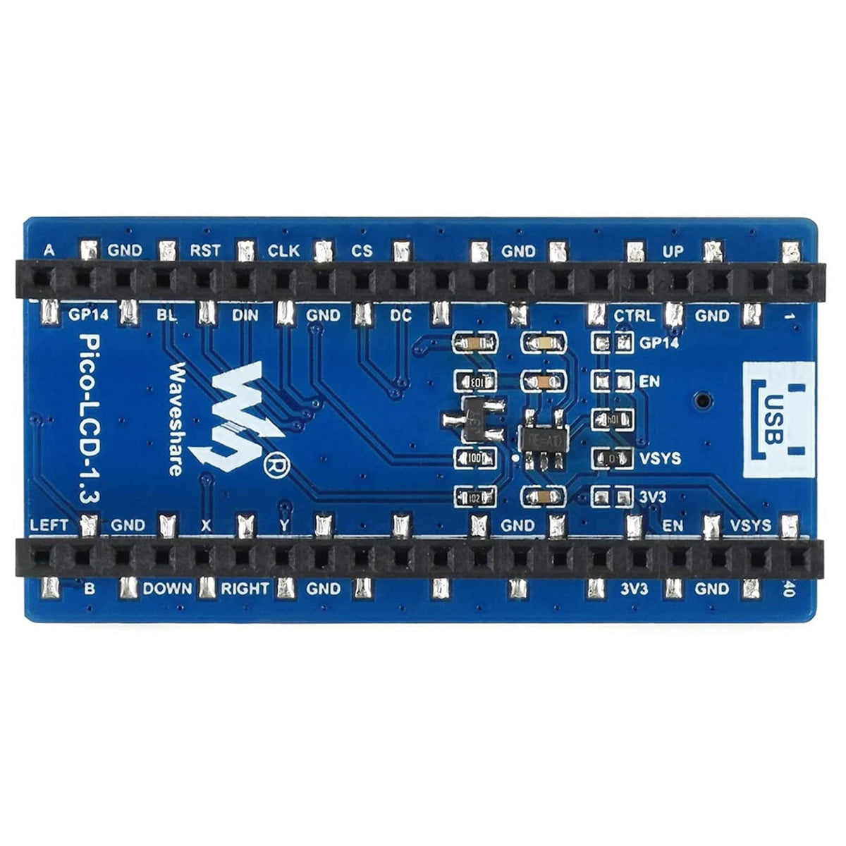 Buy 1.3 Inch LCD Display for Raspberry Pi Pico, IPS Screen Display Module, 65K RGB Colors ...