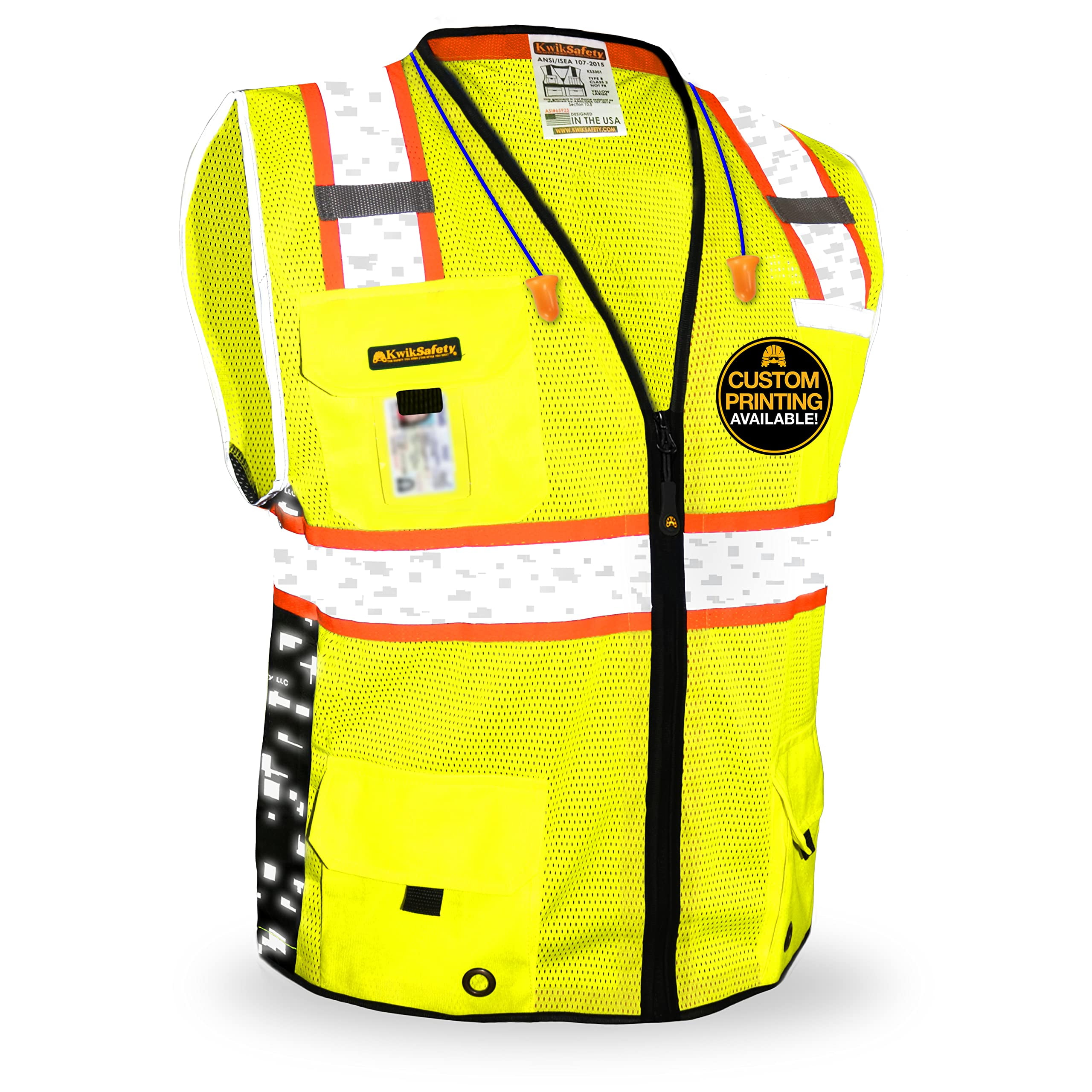 KwikSafety (Charlotte, NC) BIG KAHUNA DIGITAL Safety Vest (LIMITED ...