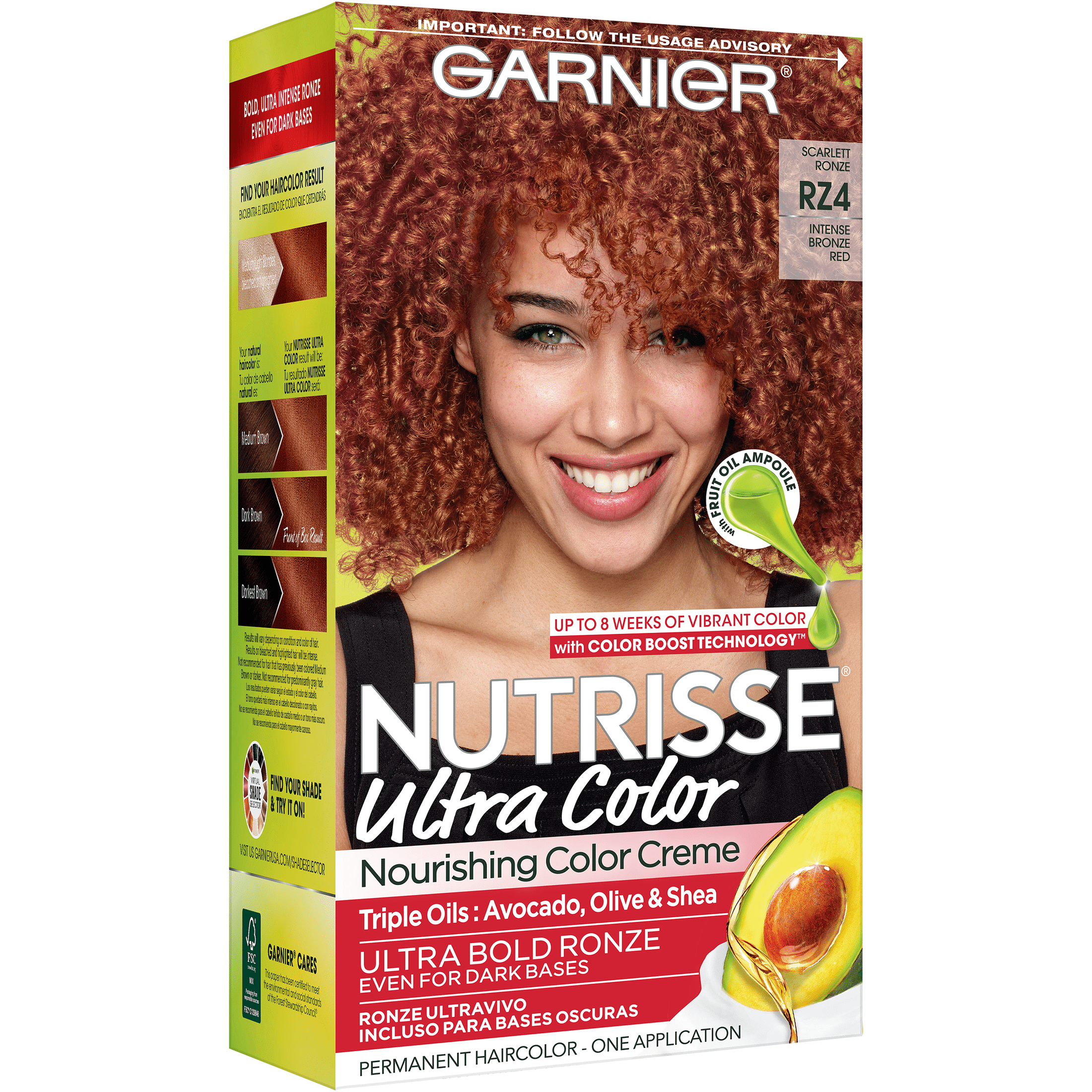 Garnier Nutrisse Intense Bronze Red Hair Color Creme in Nepal at NPR ...