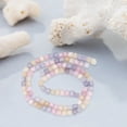 86-98 Pcs Natural Quartz Beads Mixed Color Faceted Square Gemstone ...