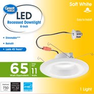 Commercial Electric 6 in. Soft White Recessed LED Can Disk Light ...