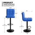 MoNiBloom Swivel Counter Height Bar Stool Set of 2, Adjustable Modern ... MoNiBloom Swivel Counter Height Bar Stool Set of 2, Adjustable Modern ...