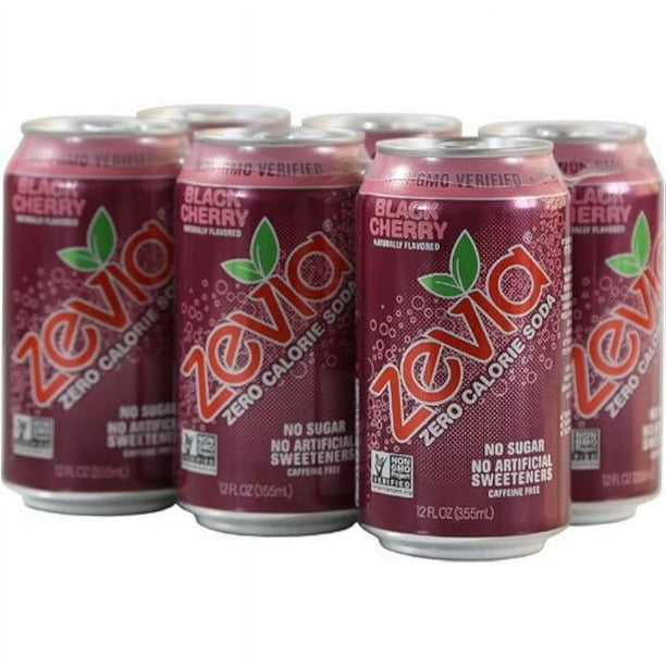 Zevia - Zero Calorie Soda Black Cherry | Multiple Sizes - Walmart.ca