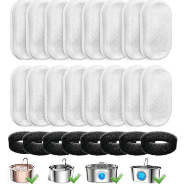 Dogit Fresh & Clear Drinking Fountain, Elevated Dog Water Dispenser ...