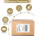 100PCS Shipping Label Sleeves, 7.5" x 5.5" Packing Slip Pouches, List ...
