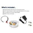 Evertech High Sensitive Mini Microphone with Power White Cable Kit for ...