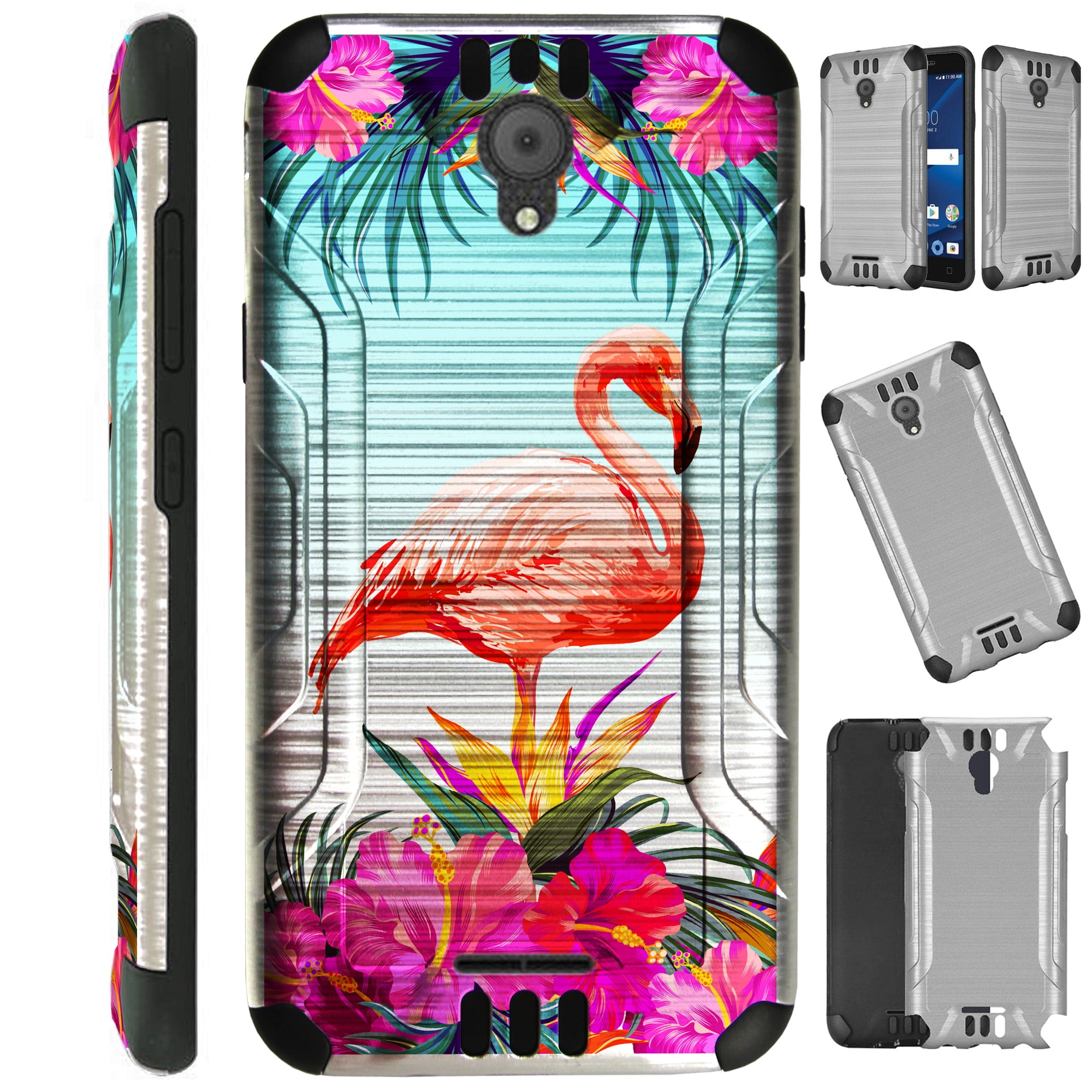 WORLD ACC Silver Guard Compatible with Cricket Icon | AT&T Radiant Core ...