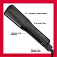 Revlon Essentials Ceramic 1-1/2" Flat Iron, Black - Walmart.com