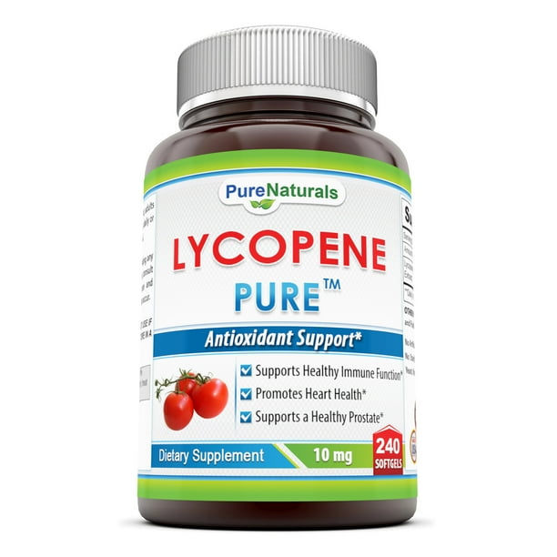 Pure Naturals Lycopene 10 Mg 240 Softgels - Walmart.com