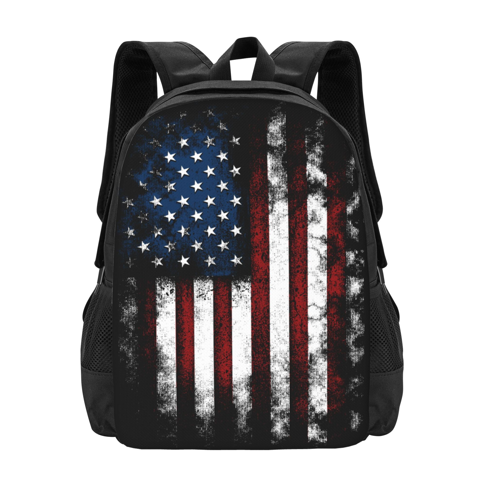 DouZhe Lightweight Backpack, Vintage Grunge Patriotic American Flag ...
