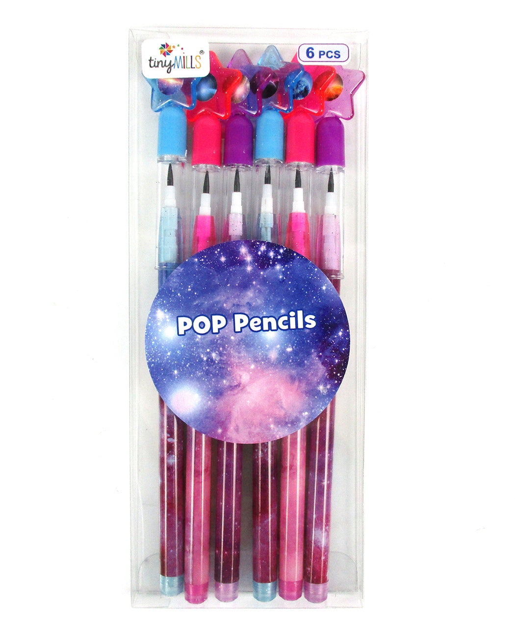 Galaxy Stackable Point Pencils - Set of 6 - Walmart.com