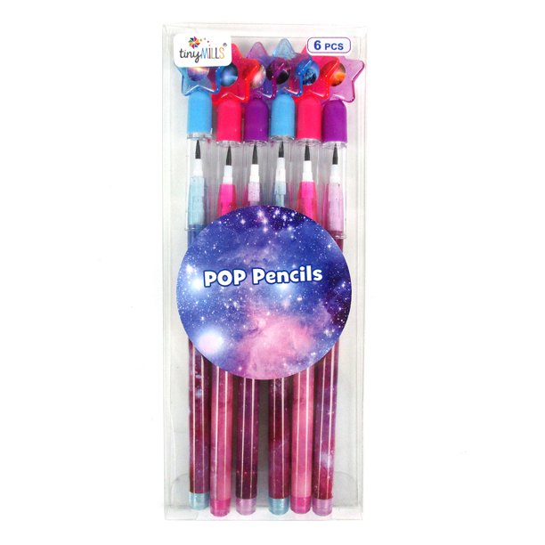 Galaxy Stackable Point Pencils - Set of 6 - Walmart.com