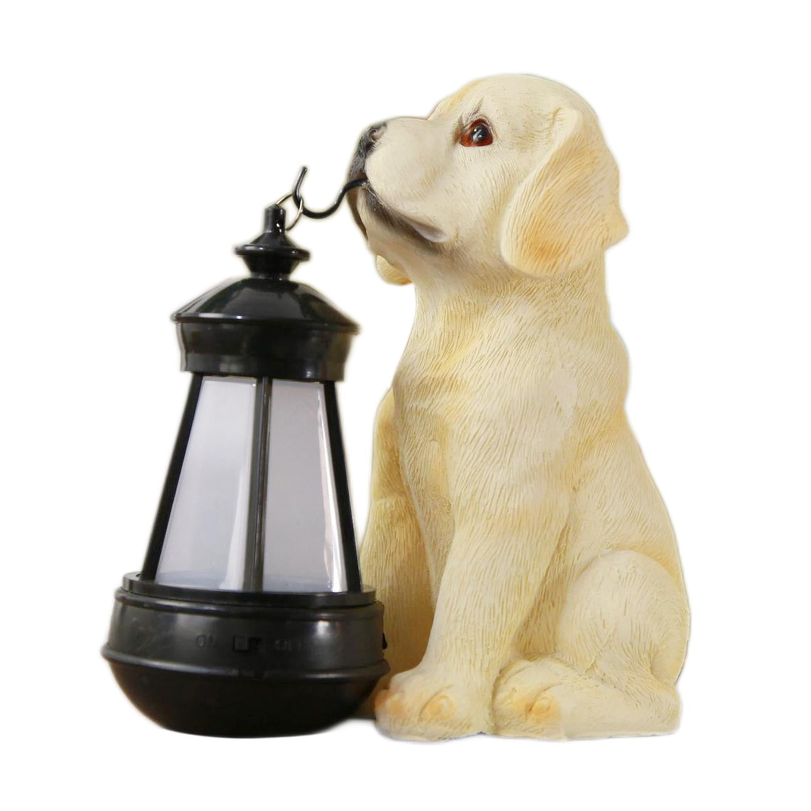 Click here for Luzkey Welcome Dog Resin Animal Sculpture Spring D... prices