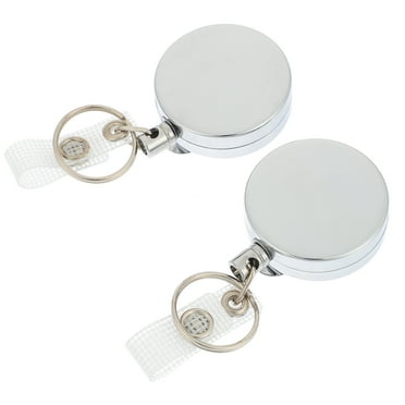 Retractable ID Badge Reels (Assorted Colors, 20 Pack) w/ Snap Strap to ...