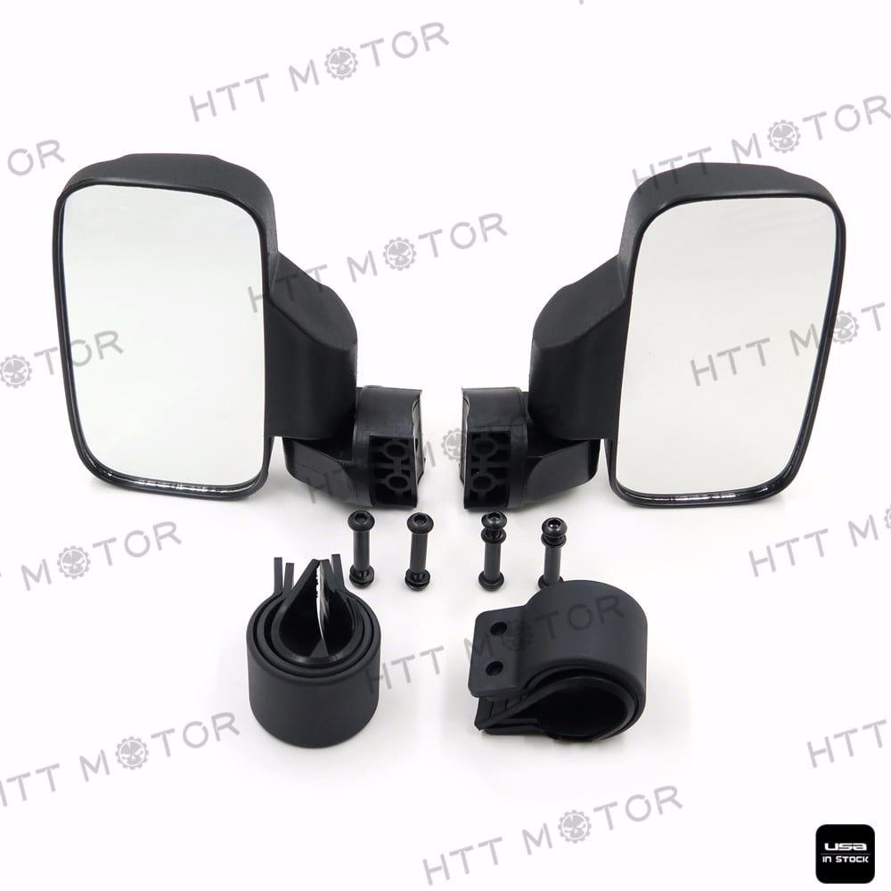 HTTMT- Side View Mirror Set for UTV Offroad High Impact Break-Away ...