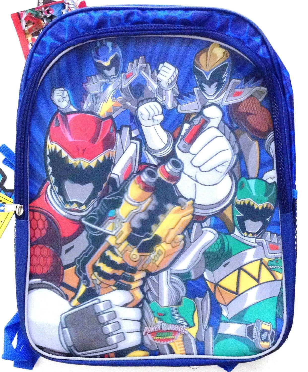 Backpack - - Super MegaForce 3D Blue 16 School Bag New 133270 - Walmart.com