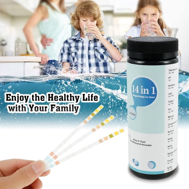 EIMELI Professional Pool Test Strips 14 in 1 100 PCS Water Quality Spa ...