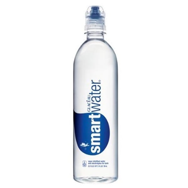 Glaceau Smartwater Electrolyte 700ml Cap Plastic Bottles-Pack of 24 ...