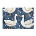BZSMCE Watercolor Goose Moon Pattern Pattern 2-Piece Non-Slip Absorbent ...