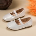 HSMQHJWE Girls Dress Shoes Mary Jane Shoes for Girl Ballet Flats Back ...