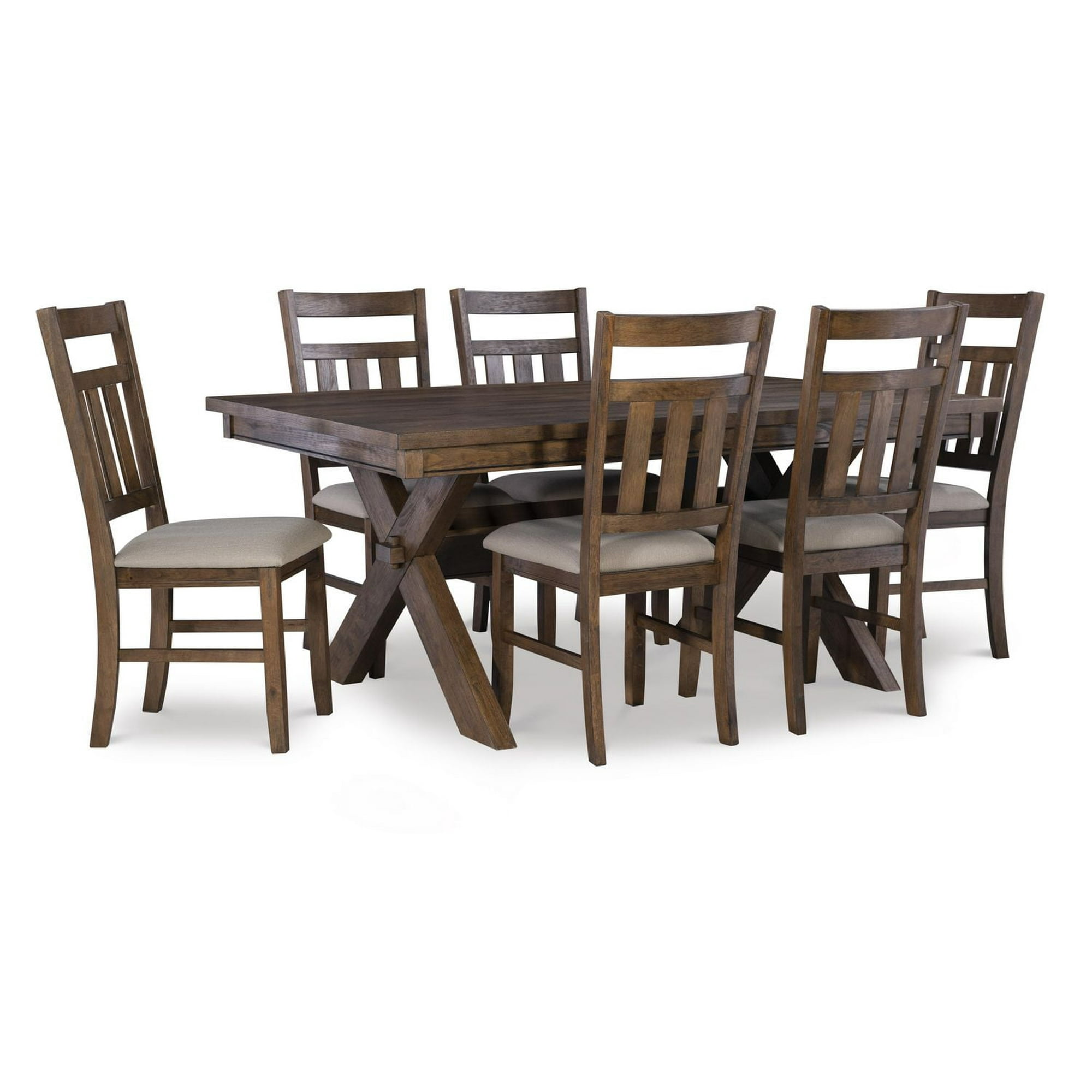 Click here for Linon Padilla 7-Piece Dining Set  Brown prices