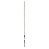 Garden Craft 48in H Molded White Plastic Step-in Post, Fence Post ...