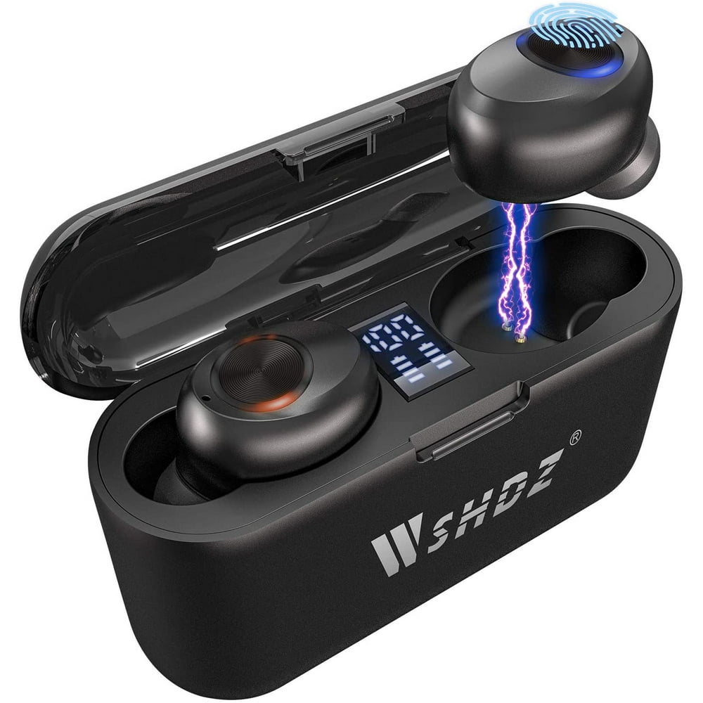 Wireless Bluetooth Earbuds with Mic, WSHDZ T7 Touch Control Waterproof ...