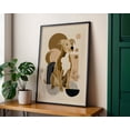 American Staffordshire Terrier Wabi Sabi Graphic Line Neutral poster ...
