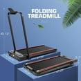 ANCHEER 2 in 1 Folding Treadmill, Adjustable Incline, Portable for Home ...