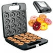 CucinaPro Electric Mini Donut Maker- Non-Stick, Makes 7 Small Doughnuts ...