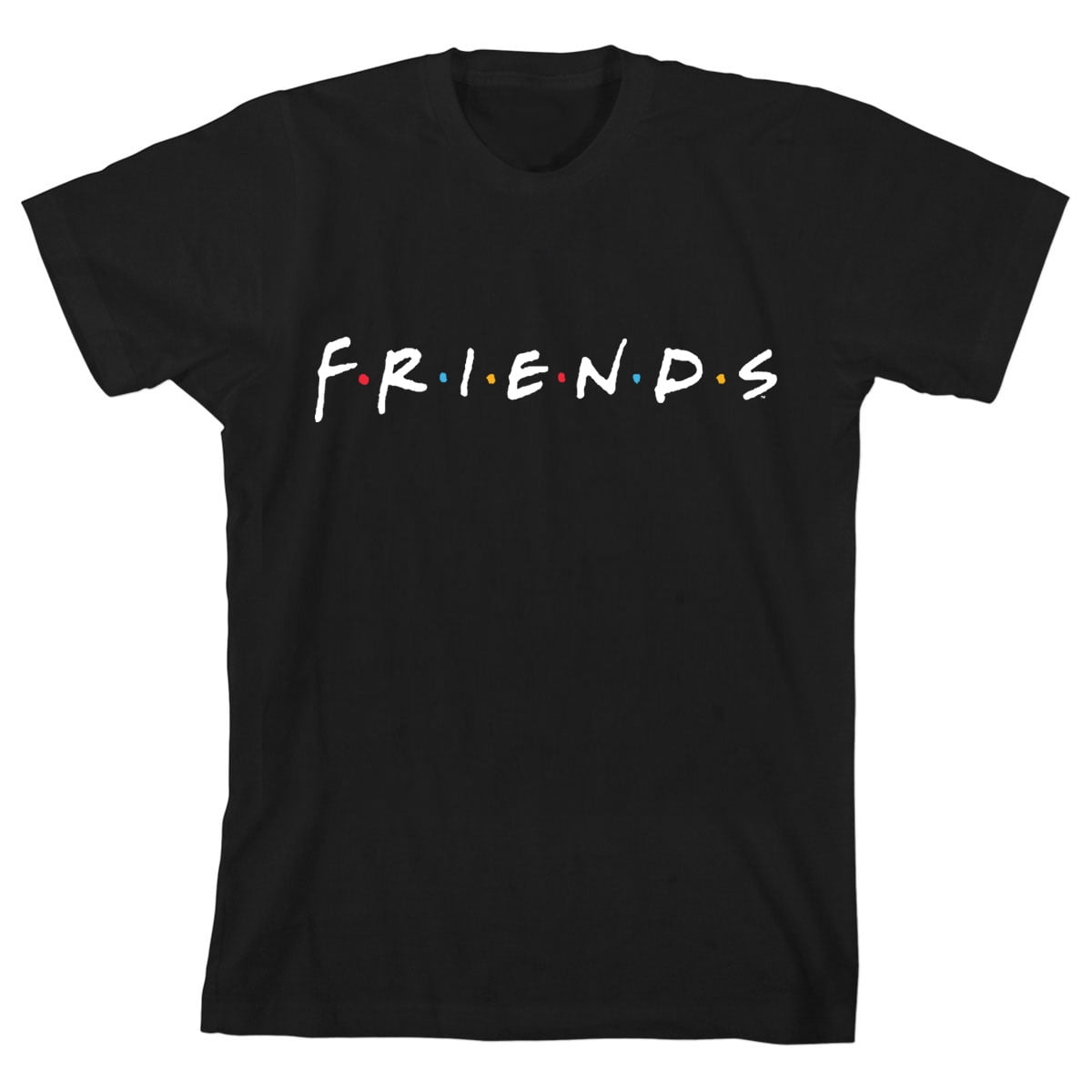 Friends TV Show Logo Boy's Black T-shirt-XL - Walmart.com