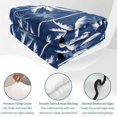 96x106in Quilt Bedding Set, Summer Tropical Palm Trees Lightweight ...