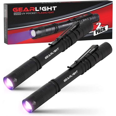 Kobra Black Light Flashlight 100 LED Lamp and Blacklight for Home ...