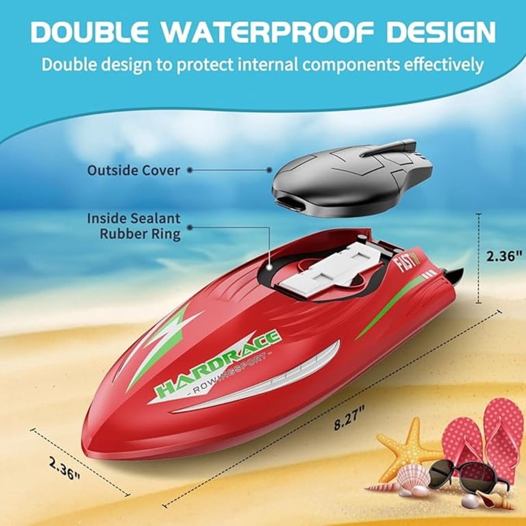 Pool Toys For Kids Remote Control Boat For Kids 8-12 | 2.4Ghz Anti ...