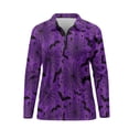 Chririnla Bat Spiderweb Womens Golf Shirt 1/4 Zip Long Sleeve Workout ...