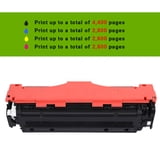 AAZTECH 4-Pack Compatible Toner Cartridge Replacement for HP 305X ...