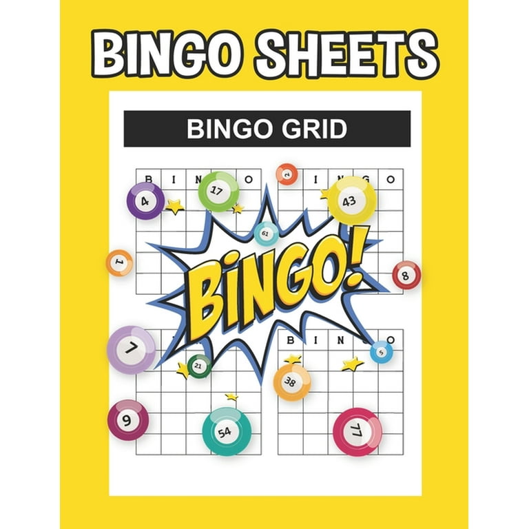 Bingo Sheets : Blank Bingo Grid Score Record, Bingo Game Record Book ...