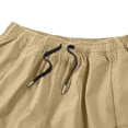 Athletic Shorts Solid Color Casual Sporty Elastic Waist Zippered Pocket ...