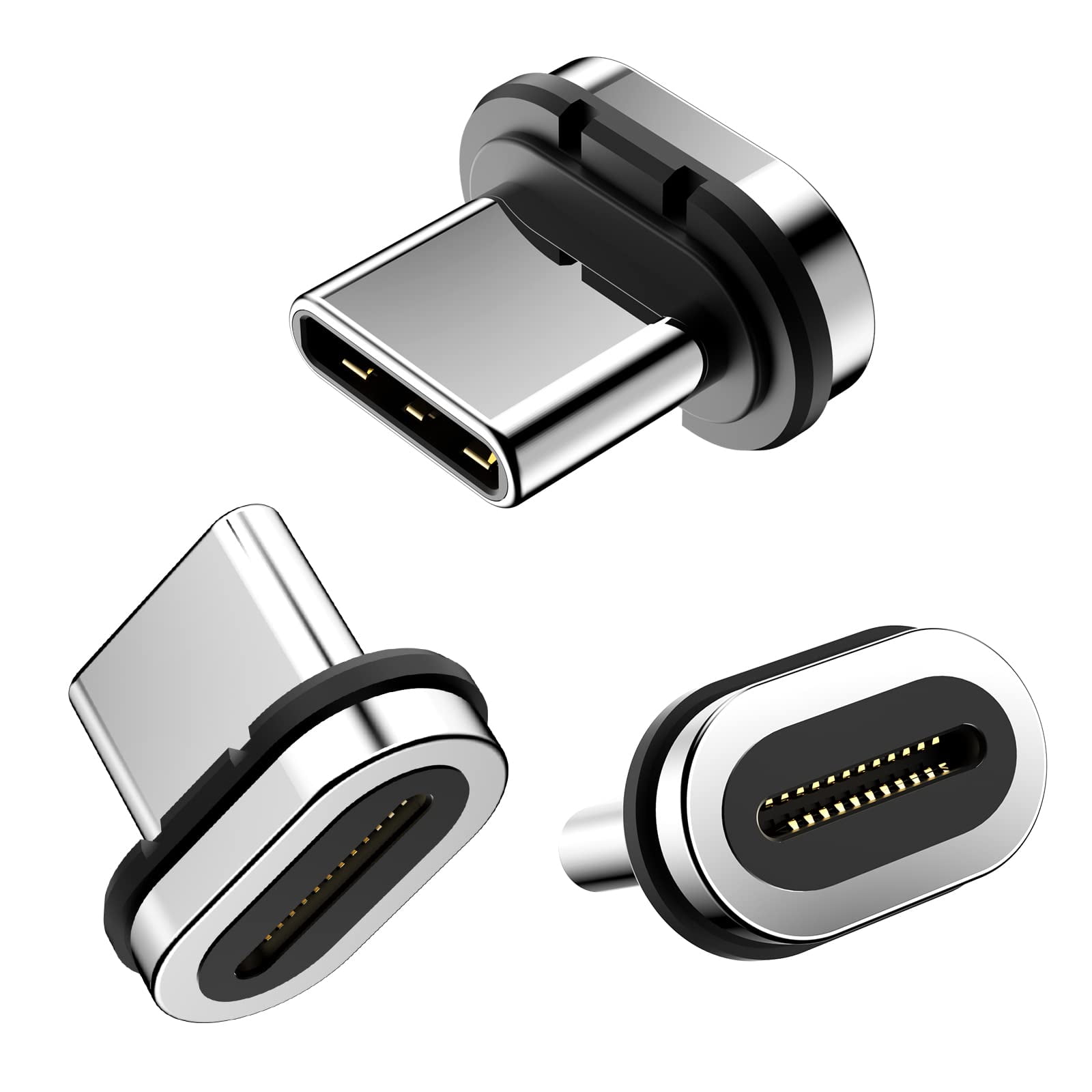 Punta de conector USB C magnética, 24 pines (paquete de 3), DuHesin ...