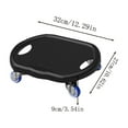 Multi-functional Abdominal Sliding Disc, 360° Wheels, 100kg Capacity ...