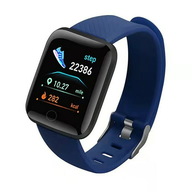 116plus Pulsera deportiva inteligente Reloj deportivo Pantalla táctil TFT de 1,44'' | Walmart en ...