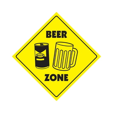 SignMission 8 x 12 in. Beer for Dinner Decal - Parking Alcohol Brew ...
