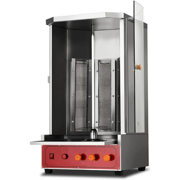 Wgwioo Propane Doner Kebab Machine, Vertical Rotisserie, Gyro Shawarma ...