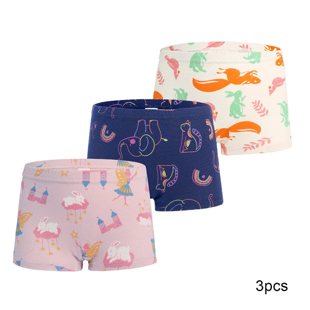 Click here for Yoptop Girls Cotton Soft Boxer Briefs For 2-12 Yea... prices
