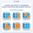QiYi OS Cube 2x2 Magnetic Cube QY Blue POP Puzzle Cube,2x2x2 ...