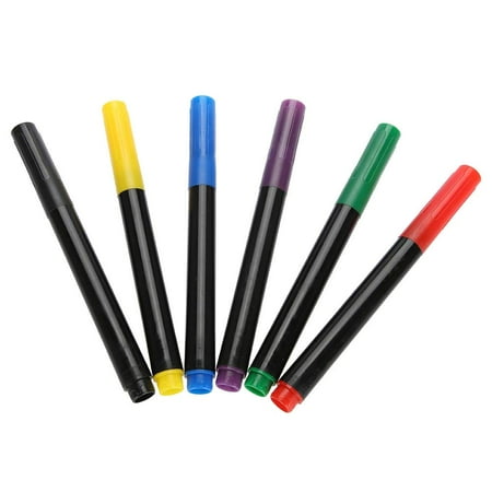 Body Painting Marker, Marker Pens 6 Colors Body Painting Marker Pen Kit ...