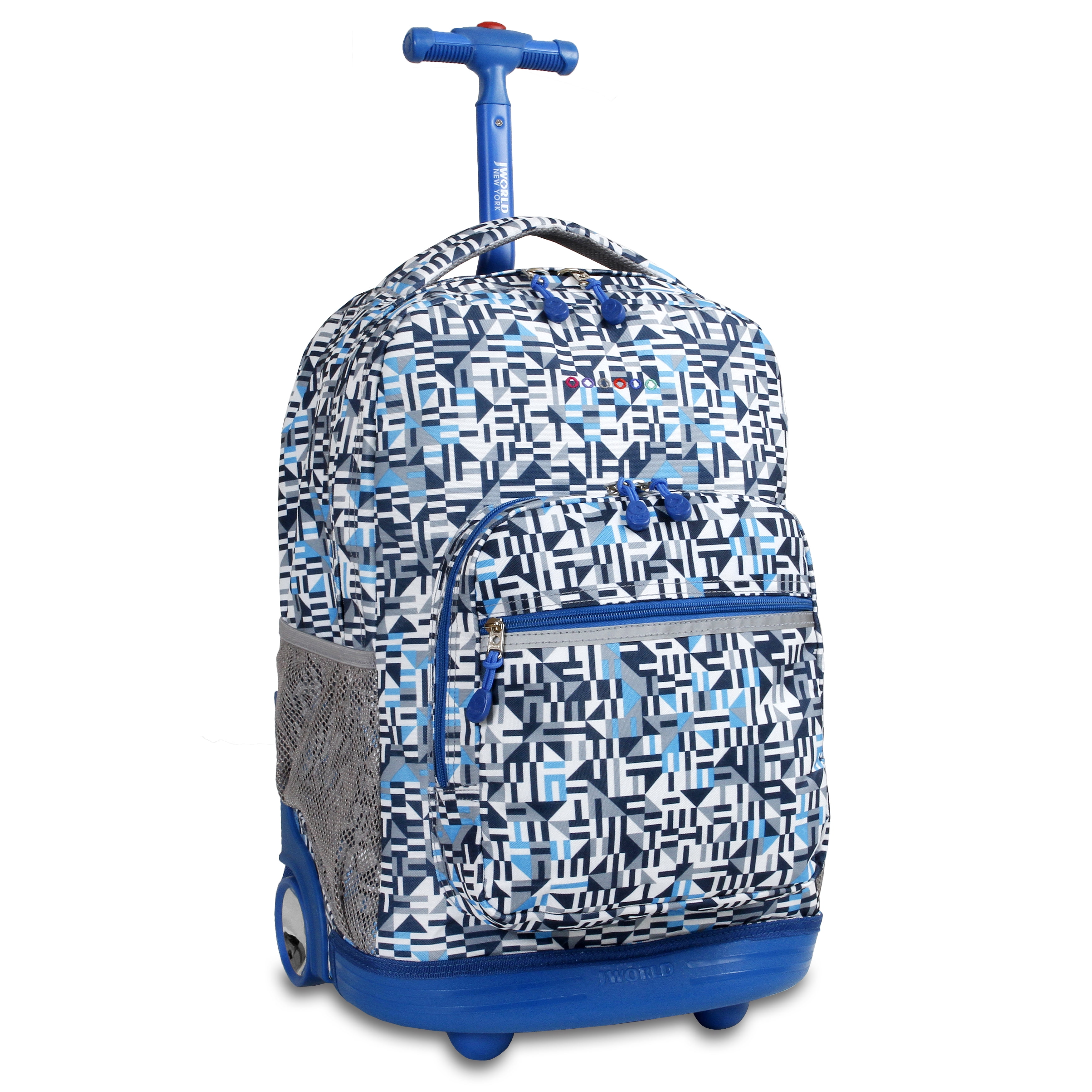 J World Boys And Girls Sunrise 18" Rolling Backpack For School And ...
