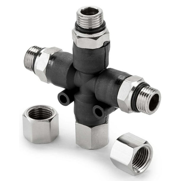 serony Airbrush Air Hose Splitter Professional Detachable 3 Way ...