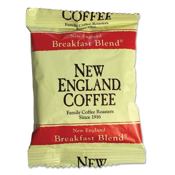 New England Coffee Coffee Portion Packs, Breakfast Blend, 2.5 oz Pack ...