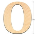 6 Inch Wooden Letter O Ready for Painting or Decorating - Walmart.com